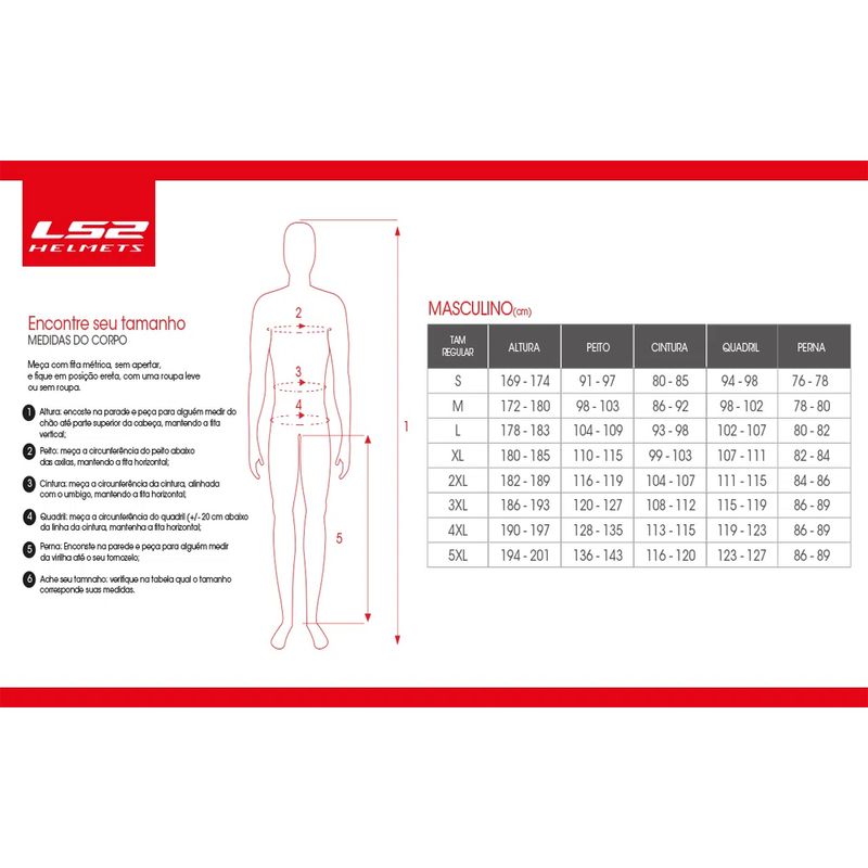Calça LS2 Chart Preto Cinza