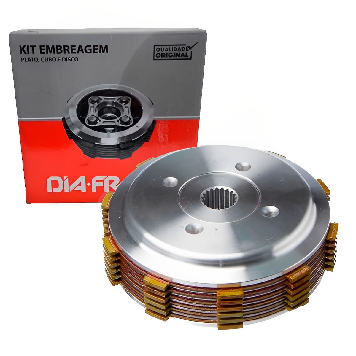 Embreagem Completa Pop 100 2007 Até 2015 - Diafrag - MotoBR