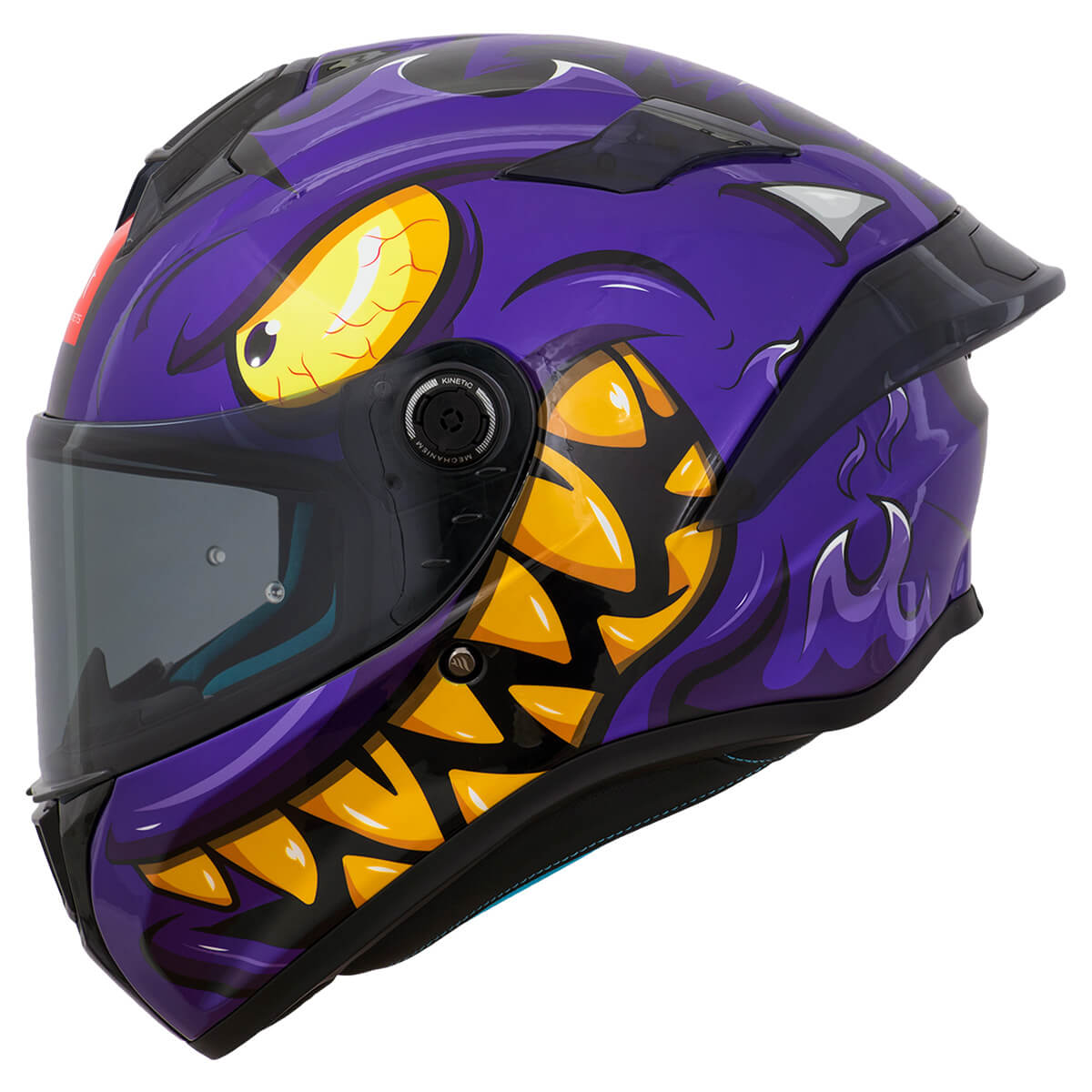 Capacete Fechado MT Targo S Angelandemon Roxo Rosa B8 - MotoBR