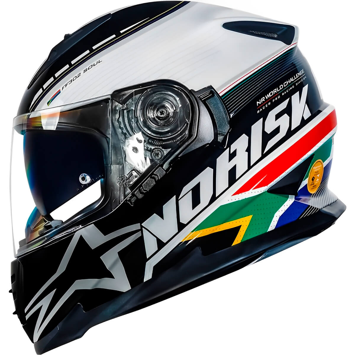 Capacete Norisk Ff302 Grand Prix Africa Motobr