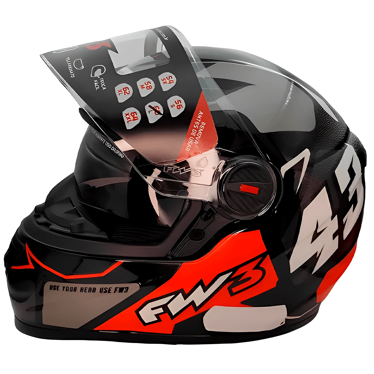 Capacete FW3 GTX 43 - MotoBR