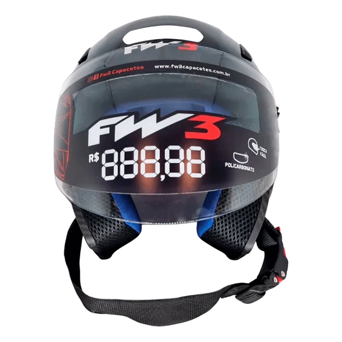 Capacete FW3 X Open Eagle - MotoBR